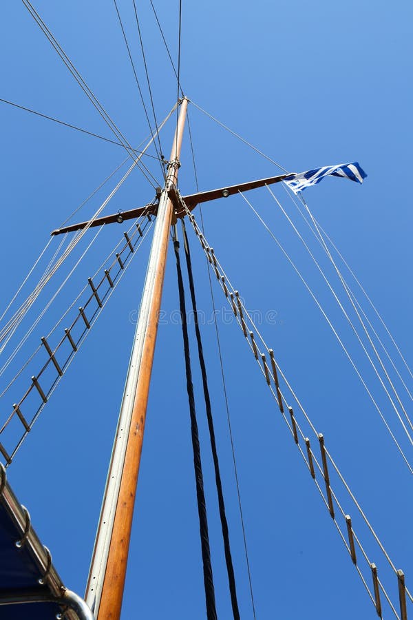 Mast-Segelboot stockbild. Bild von reiseflug, rennen - 77075261
