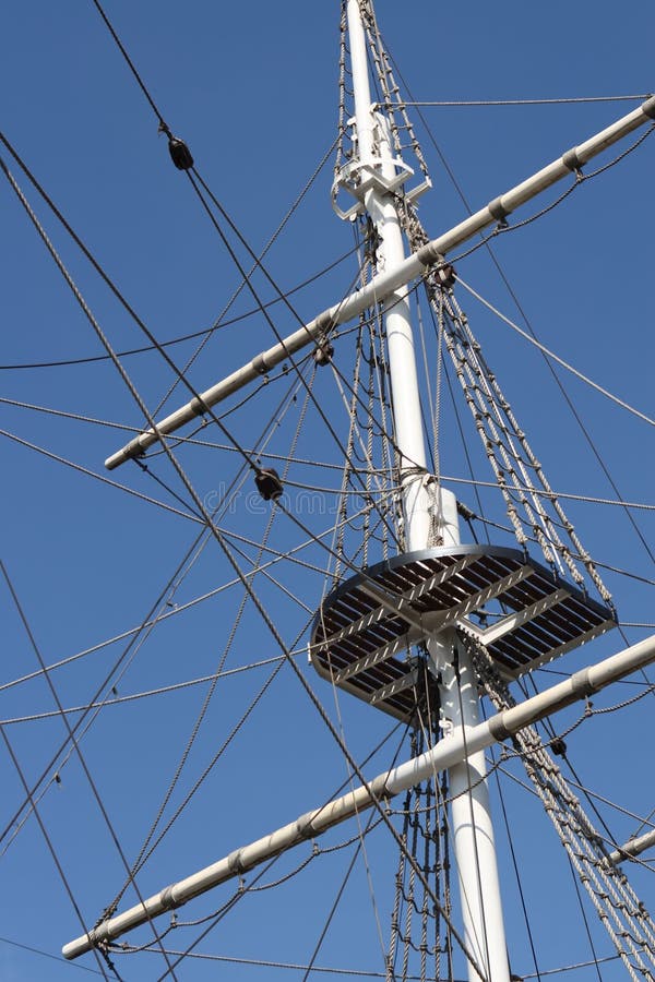 Mast of ship stock photo. Image of wind, battle, travel - 2941966