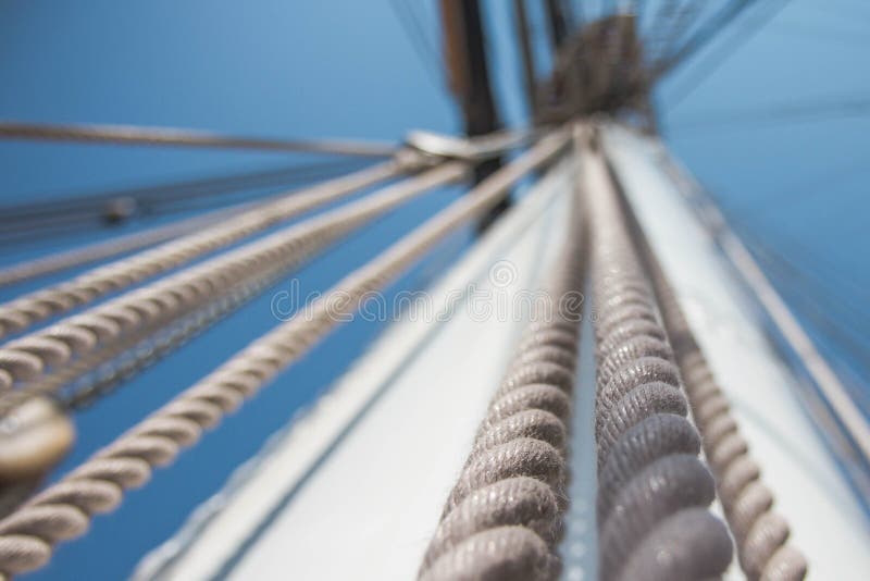 Mast stock image. Image of ropes, ship, mast - 114127179