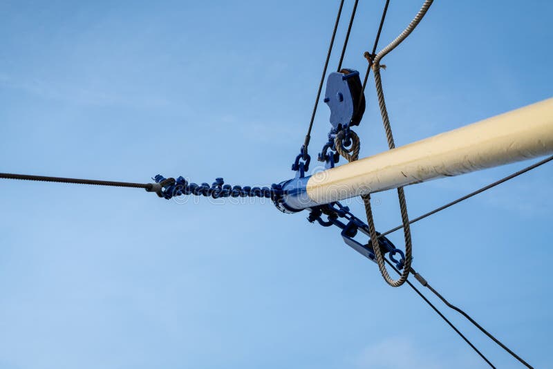 Mast of a shrimp boat stock image. Image of business - 354513613