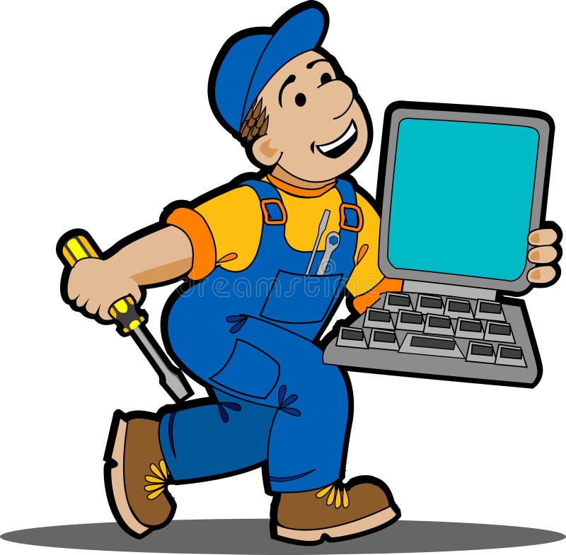 Computer Repair Master Stock Illustrations – 495 Computer Repair Master ...