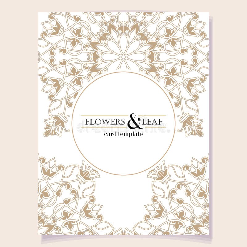 Abstract Invitation Template for Design Your Text Stock Vector ...