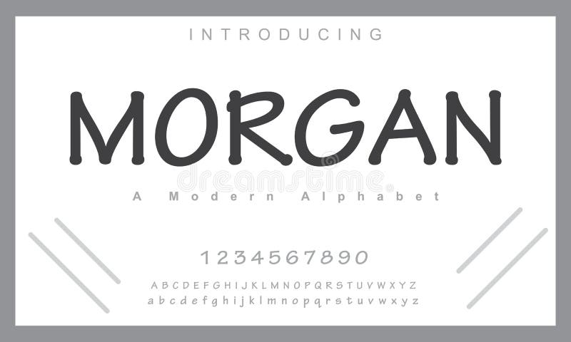 Morgan Font Stock Illustrations – 13 Morgan Font Stock Illustrations ...