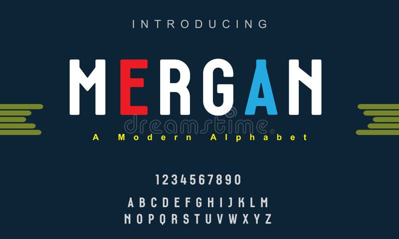 Mergan Font Stock Illustrations – 1 Mergan Font Stock Illustrations ...
