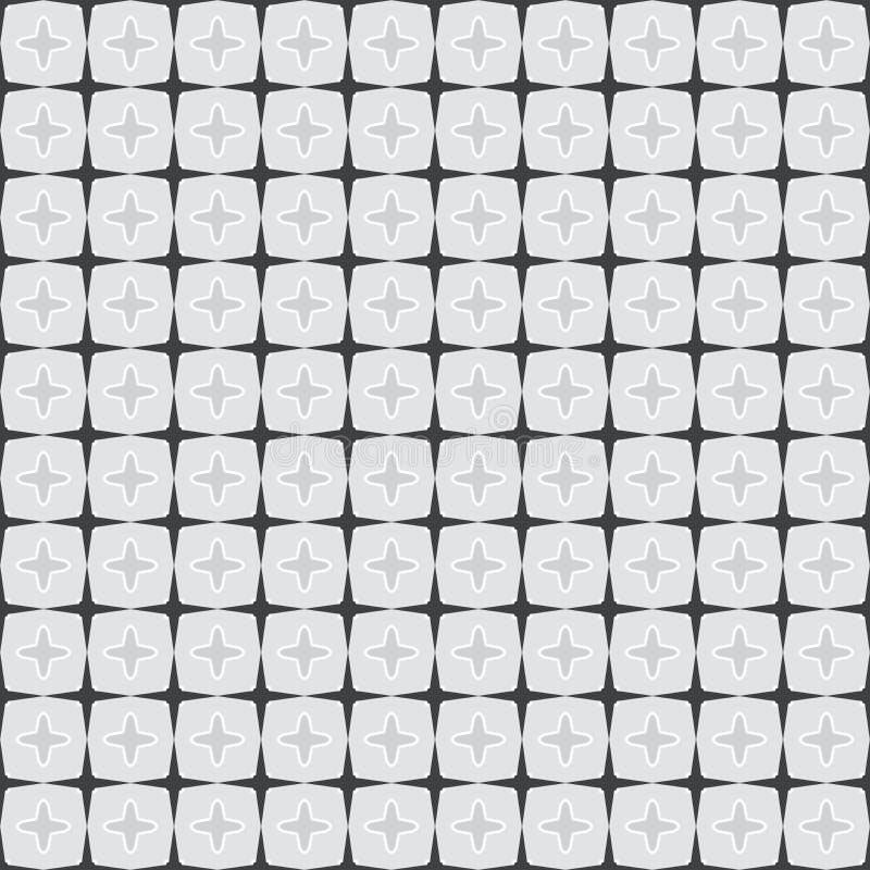 Grey Scale Geometric Stars Cross Grid Texture Background Pattern ...