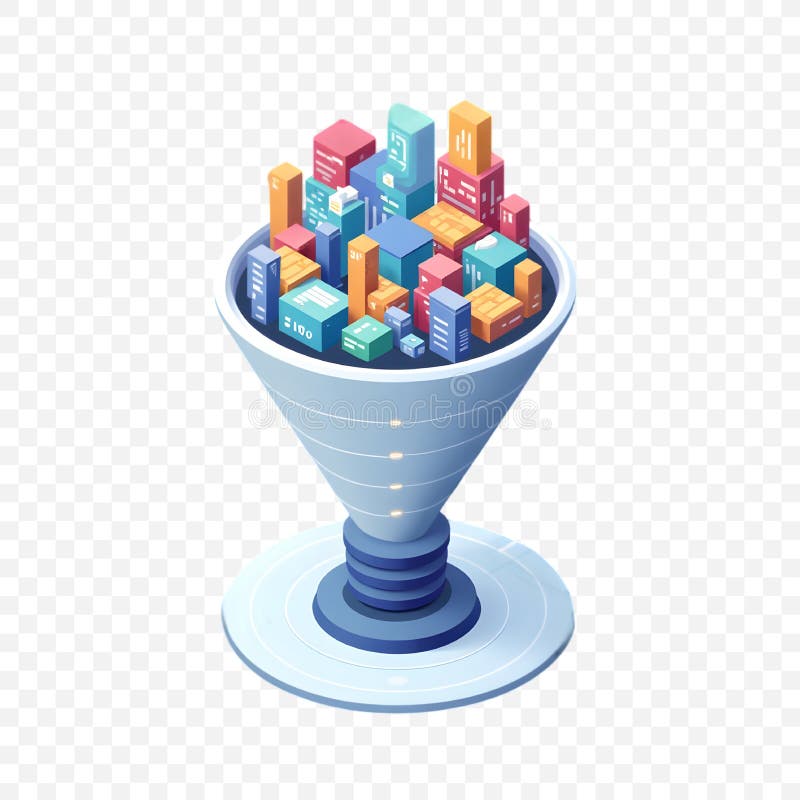 Adaptive Data Sifter Transparen Background Stock Illustration ...