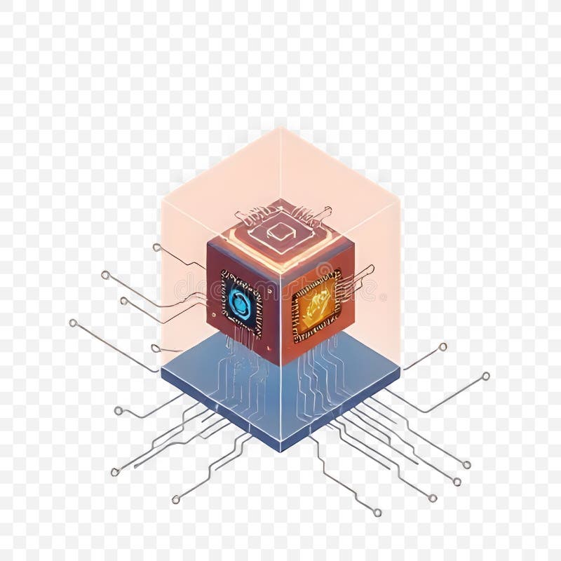 Autonomous Grid Brain Transparent Stock Photo - Illustration of diagram ...