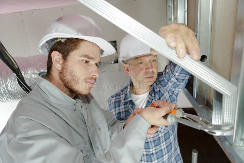 Master and Apprentice Set Fittings on Window Stock Photo - Image of ...