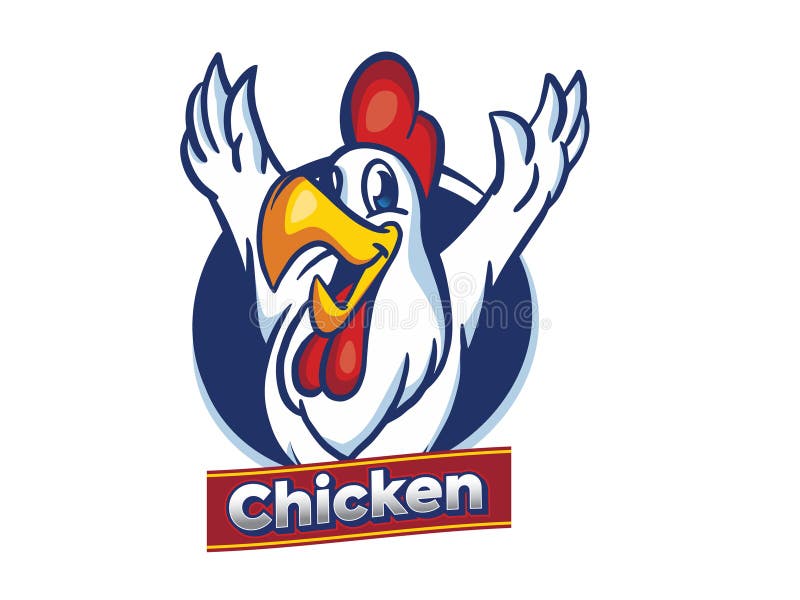 Chicken Logo Design. Fried Chicken Logo. Stock Vector - Illustration of ...