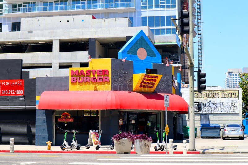 MASTER BURGER Restaurant Located at 1001 S Broadway, Los Angeles ...