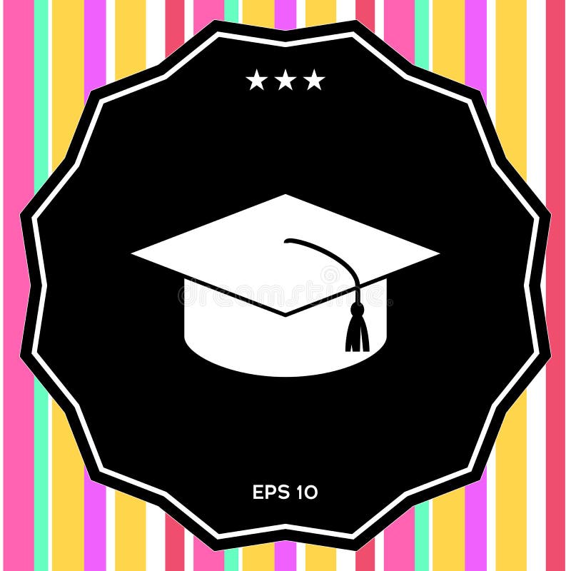 Master Cap for Graduates, Square Academic Cap, Graduation Cap Icon ...