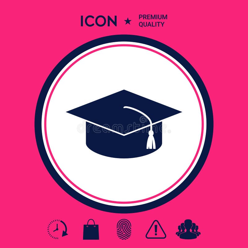 Master Cap for Graduates, Square Academic Cap, Graduation Cap Icon ...