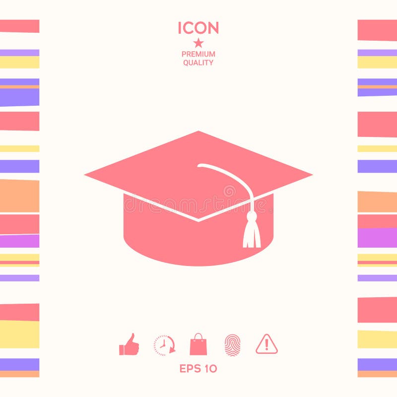 Master Cap for Graduates, Square Academic Cap, Graduation Cap Icon ...