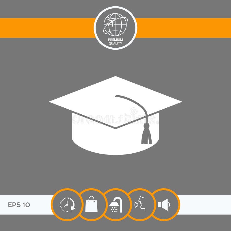 Master Cap for Graduates, Square Academic Cap, Graduation Cap Icon ...