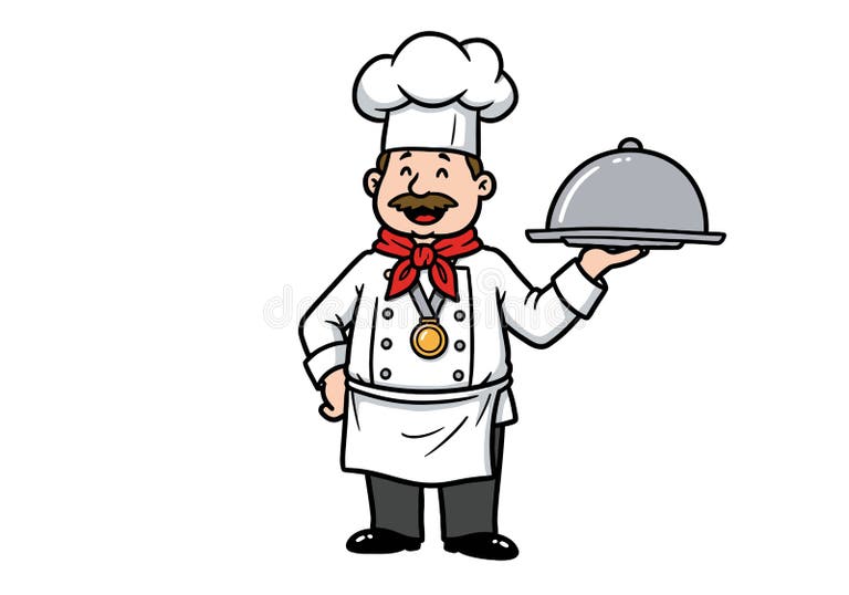 Master Chef Clipart. stock image. Illustration of cuisine - 359581733