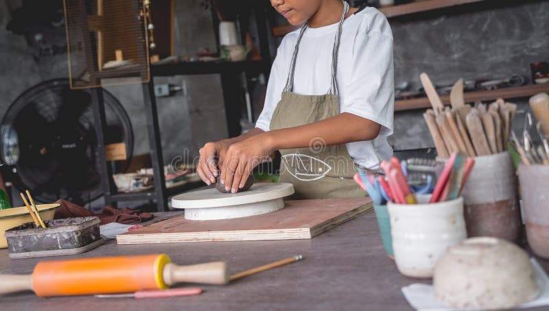 The Master Class in Big Workshop on Making Clay Products Editorial ...