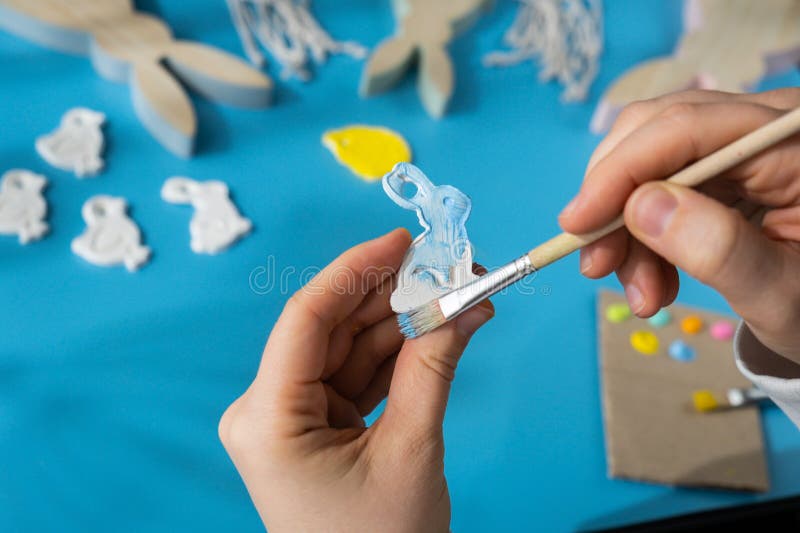 Master Class of Coloring Children Air Dry Clay Activity Handicraft Idea ...