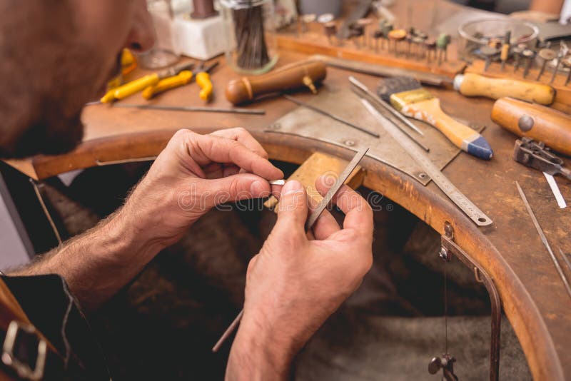 Instruments Kit in a Large Workshop for the Manufacture of Handmade ...