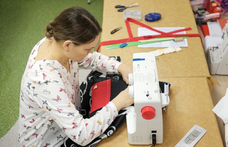 Master Class in Sewing Skills Stock Image - Image of sewing, training ...