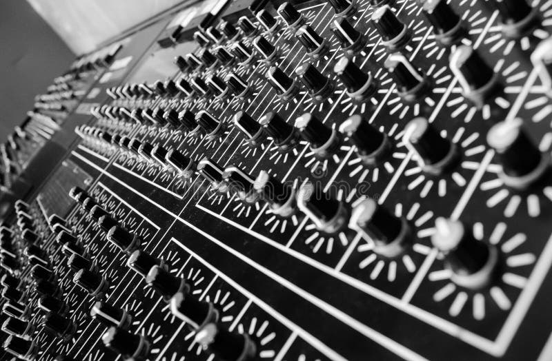Master Control Unit in Studio Stock Photo - Image of music, studio ...