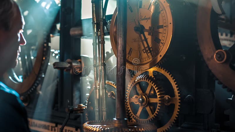 The Mechanism Inside the Clock. Stock Video - Video of gear, metal ...