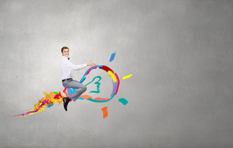 Master of creative ideas stock image. Image of innovation - 50231525