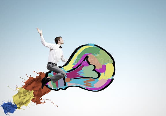 Master of creativity stock image. Image of intelligence - 56870511