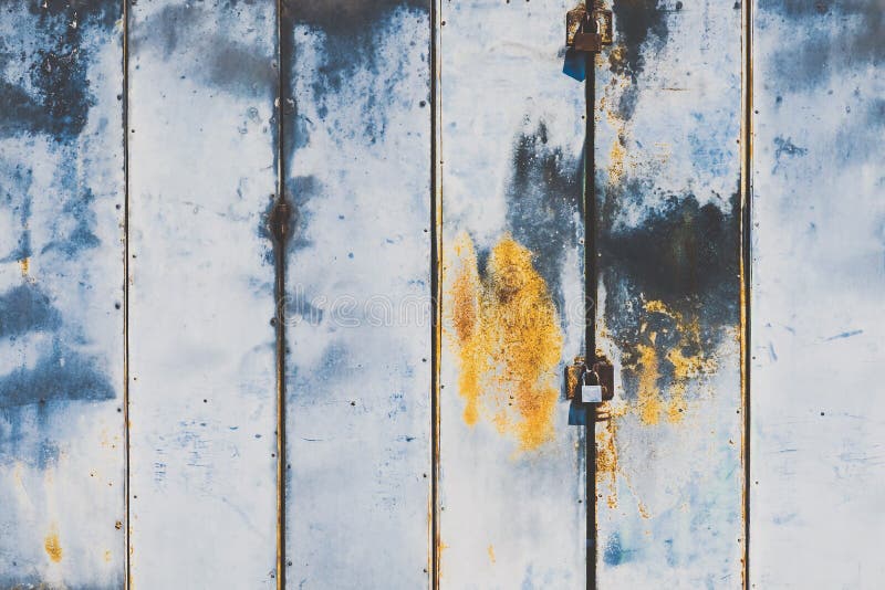 Master Door Stainless Steel Lock and Master Key at the Old Rusted Stock ...