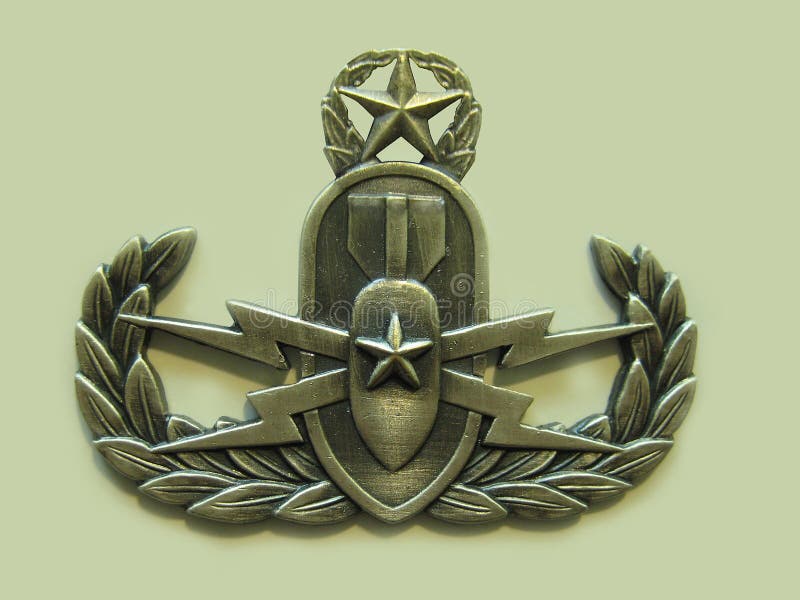 Master EOD Badge editorial photography. Image of badge - 44613397