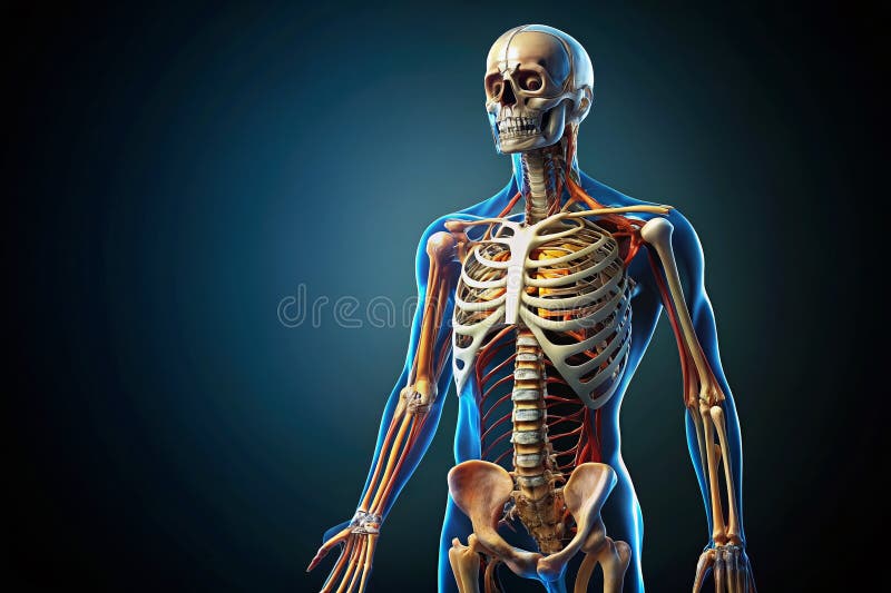 Master the Human Skeletal System a LowLight Anatomy Diagram for ...