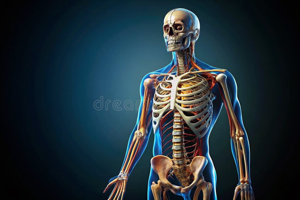 Master the Human Skeletal System a LowLight Anatomy Diagram for ...