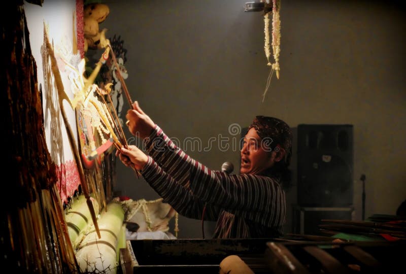 Master of Javanese Shadow Puppet Editorial Stock Image - Image of ...