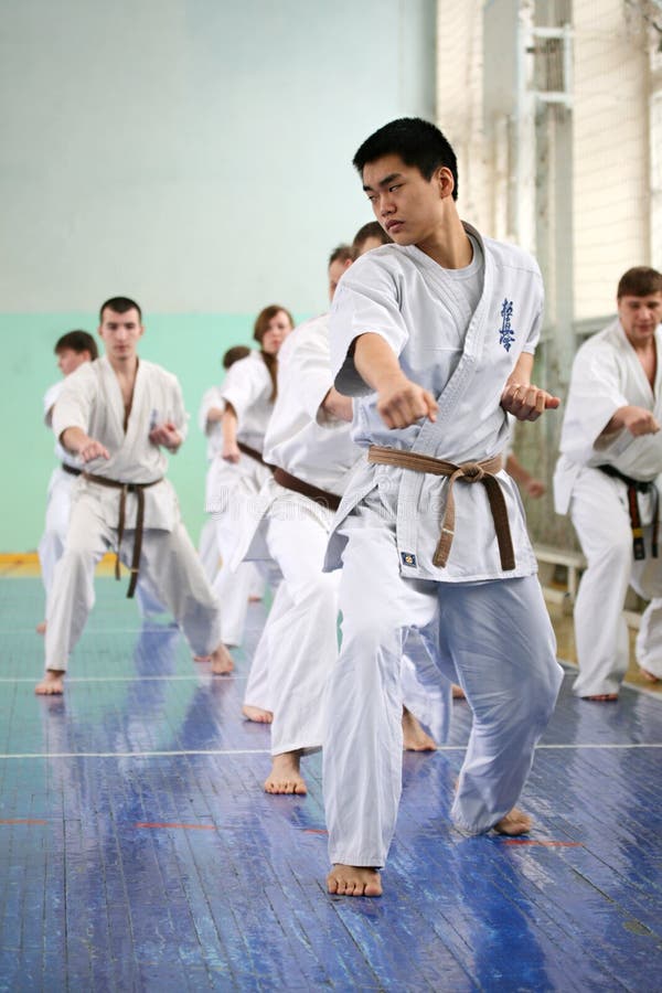 Master Karate Gives a Lesson Editorial Stock Image - Image of japanese ...