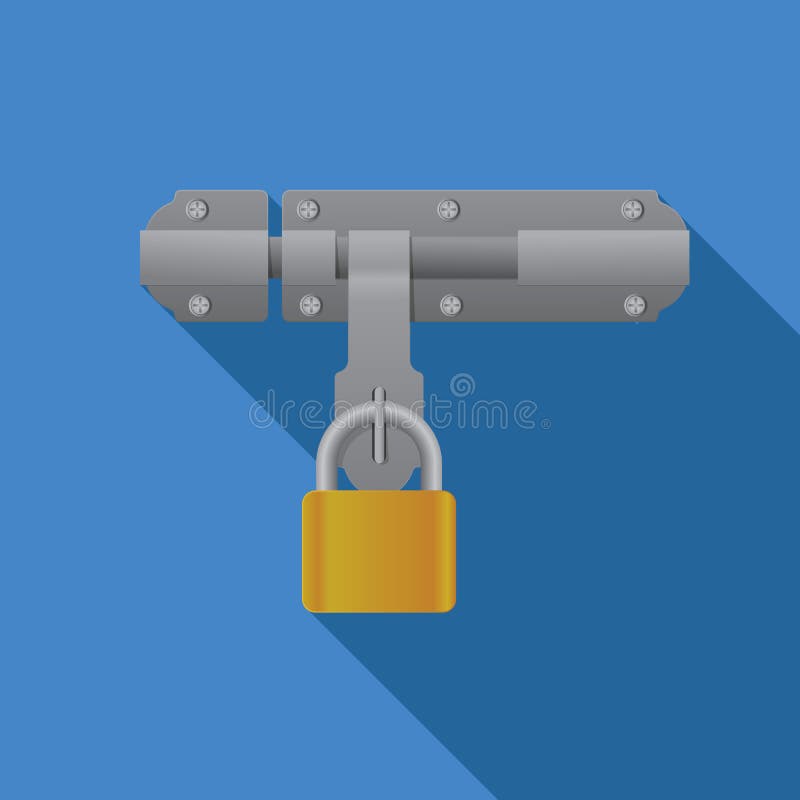 Hasp Lock Stock Illustrations – 124 Hasp Lock Stock Illustrations ...