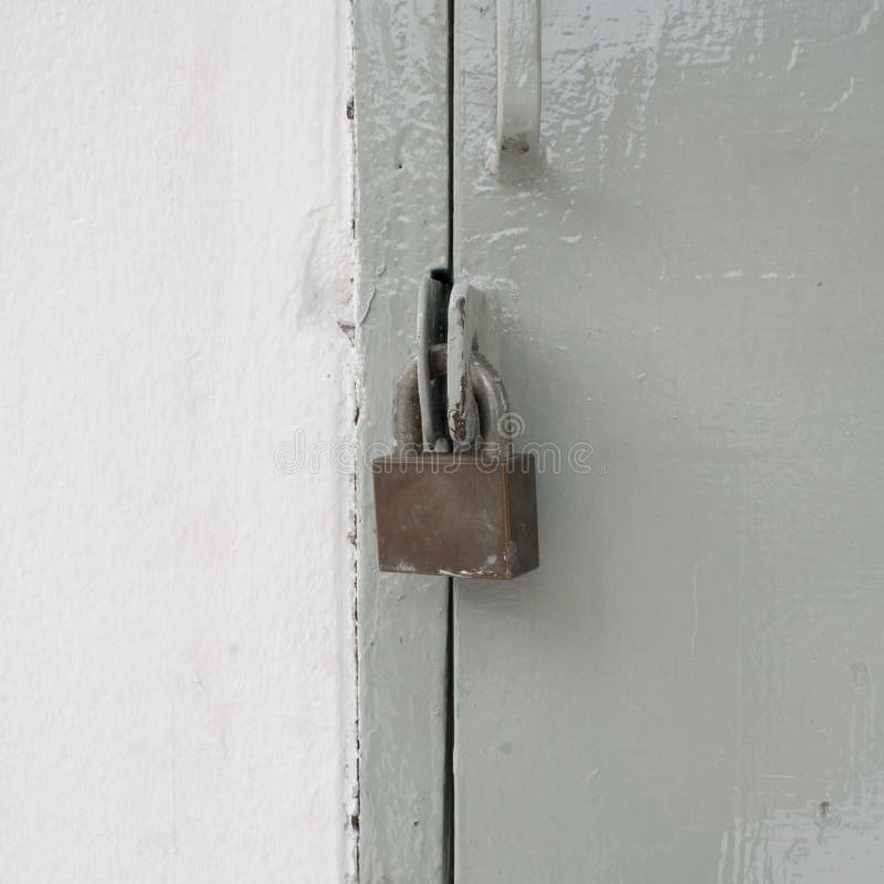 Master Key Lock on Grey Door Stock Photo - Image of safe, protect: 76068574