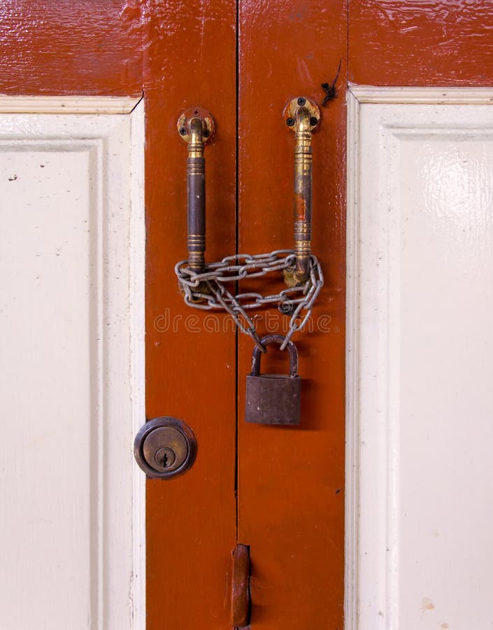 Master Key on Wood Door and Key Knob Stock Photo - Image of safety ...