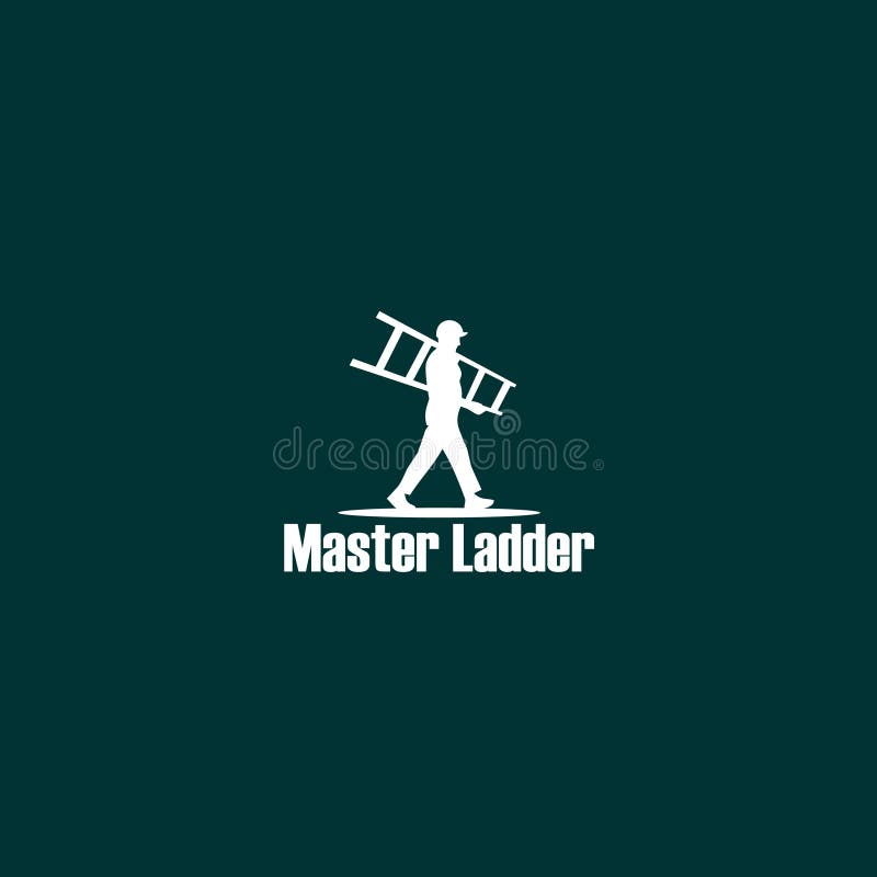 Master Ladder Logo Design Template, Pictorial Mark Logo Concept ...
