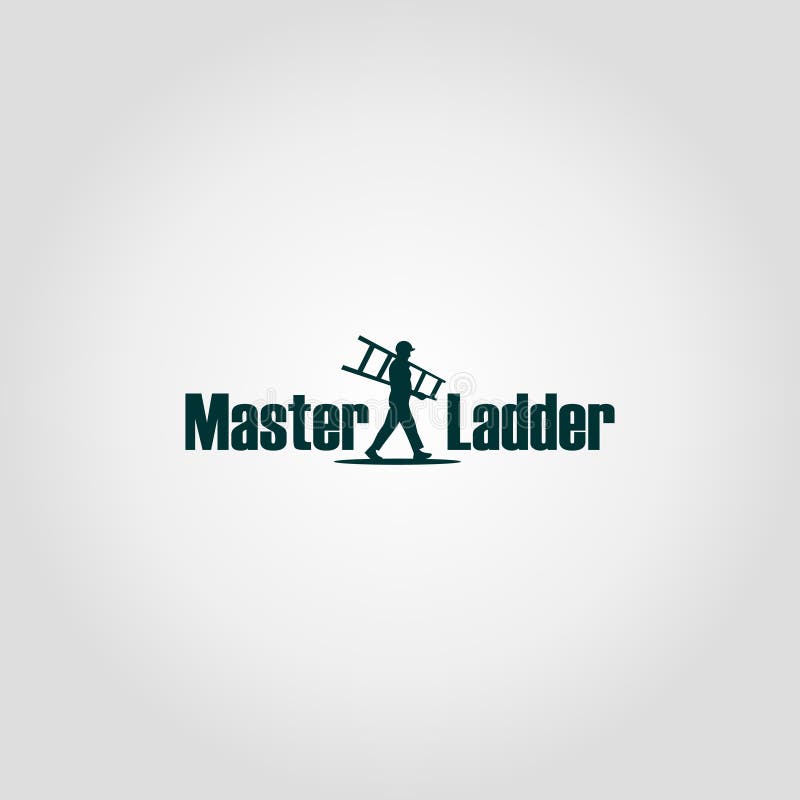 Master Ladder Logo Design Template, Pictorial Mark Logo Concept ...