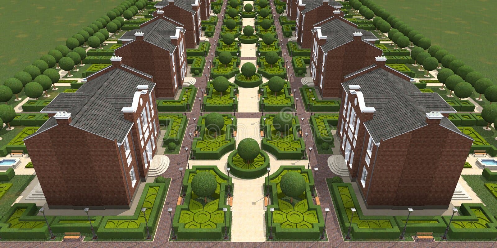 Master Plan Village Stock Illustrations – 21 Master Plan Village Stock ...