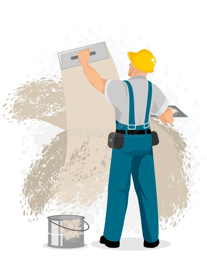 Plastering Stock Illustrations – 5,578 Plastering Stock Illustrations ...