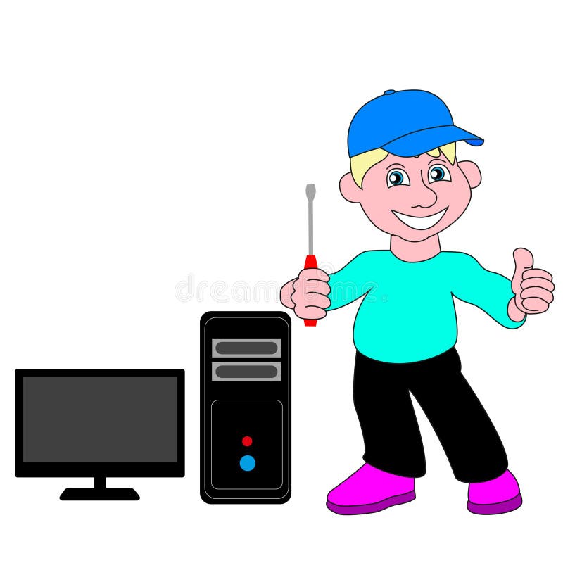 Computer Repair Clipart