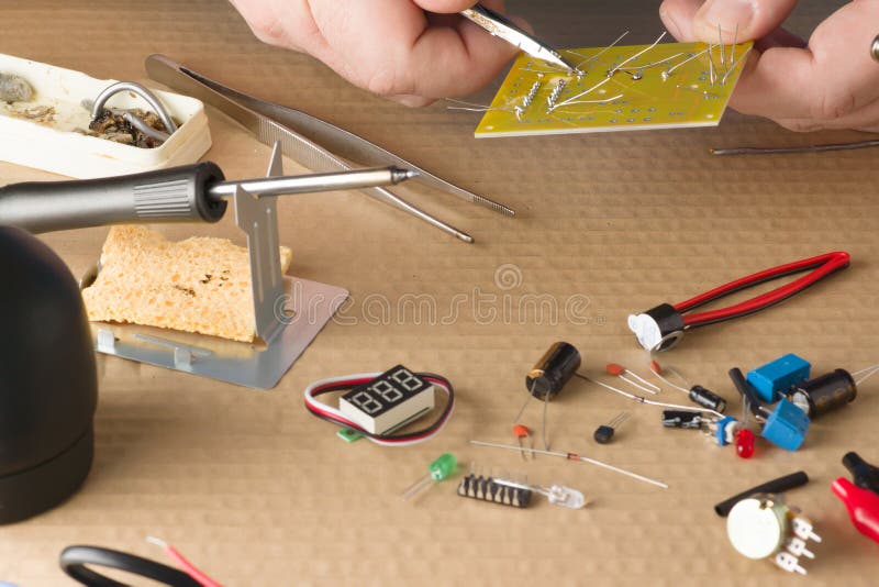 Master in repair shop stock photo. Image of manual, education - 112904406