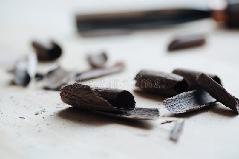 The Master`s Hands Work with a Wooden Surface, a Professional Does Wood ...