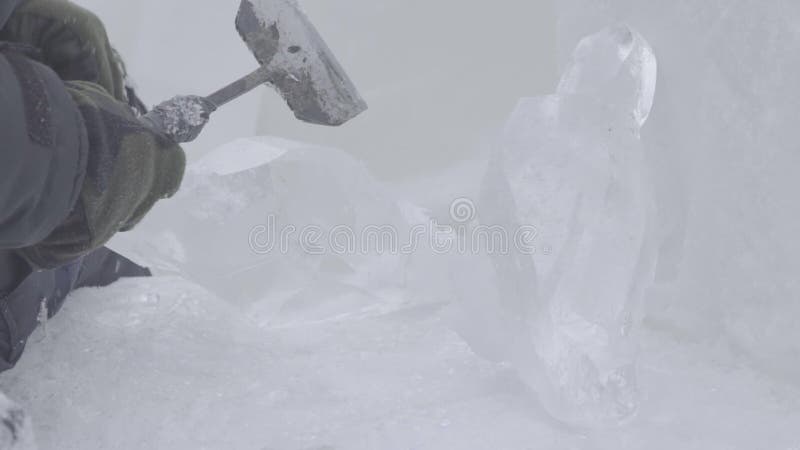 Master Scraper Performs a Movement Across the Ice To Create an Ice ...