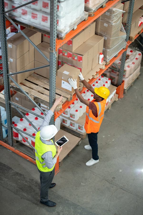 Warehouse Loader at Work stock photo. Image of shipping - 96809278