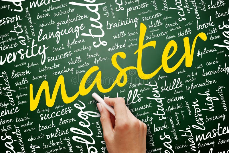 Master Word Made of Wooden Letters Stock Photo - Image of read, keyword ...