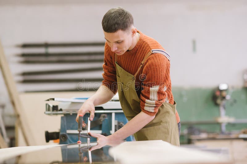 The Master Works on a Surface Grinding Machine Stock Image - Image of ...