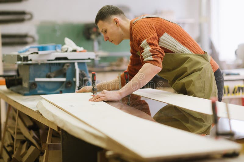 The Master Works on a Surface Grinding Machine Stock Image - Image of ...