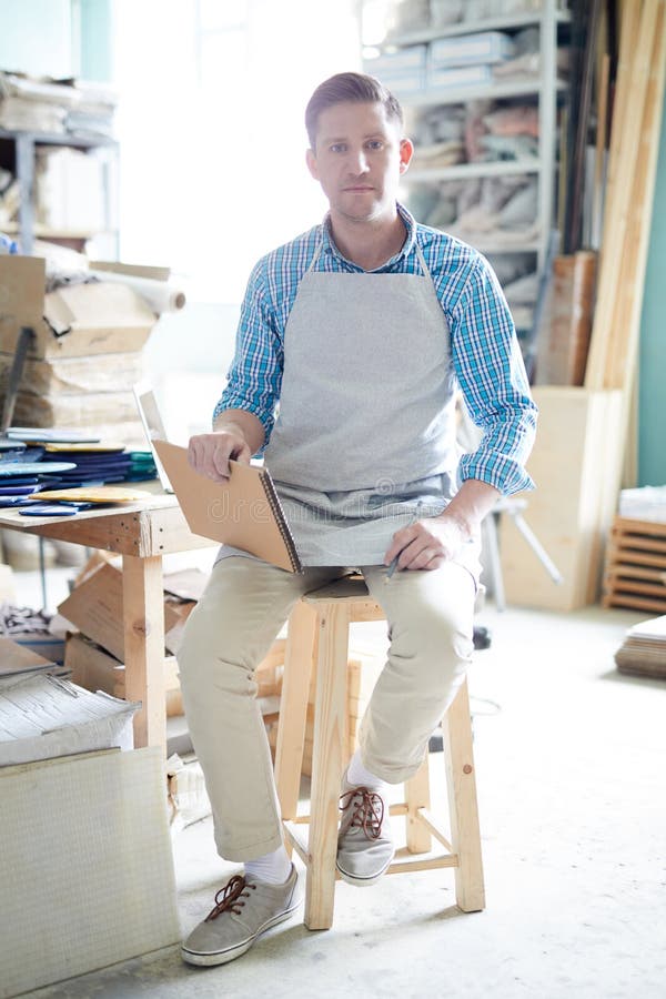 Master in workshop stock photo. Image of person, craftsman - 123674288