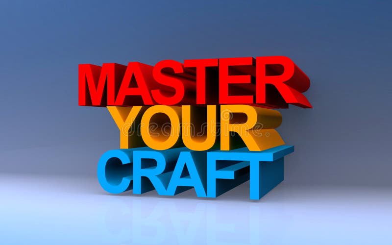 Master Your Craft Stock Illustrations – 718 Master Your Craft Stock ...